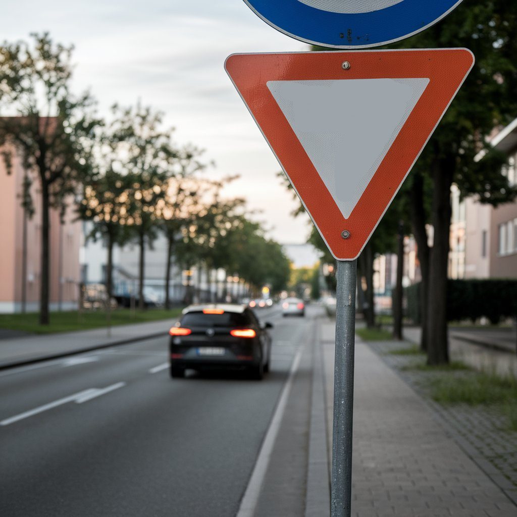 Vorfahrtsstraße: Gültigkeit bis Zeichen 205